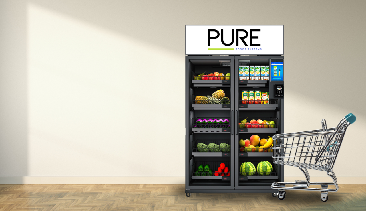 Snack & Combination Vending Machine - Pure Foods Systems