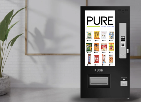 Snack & Combination Vending Machine - Pure Foods Systems