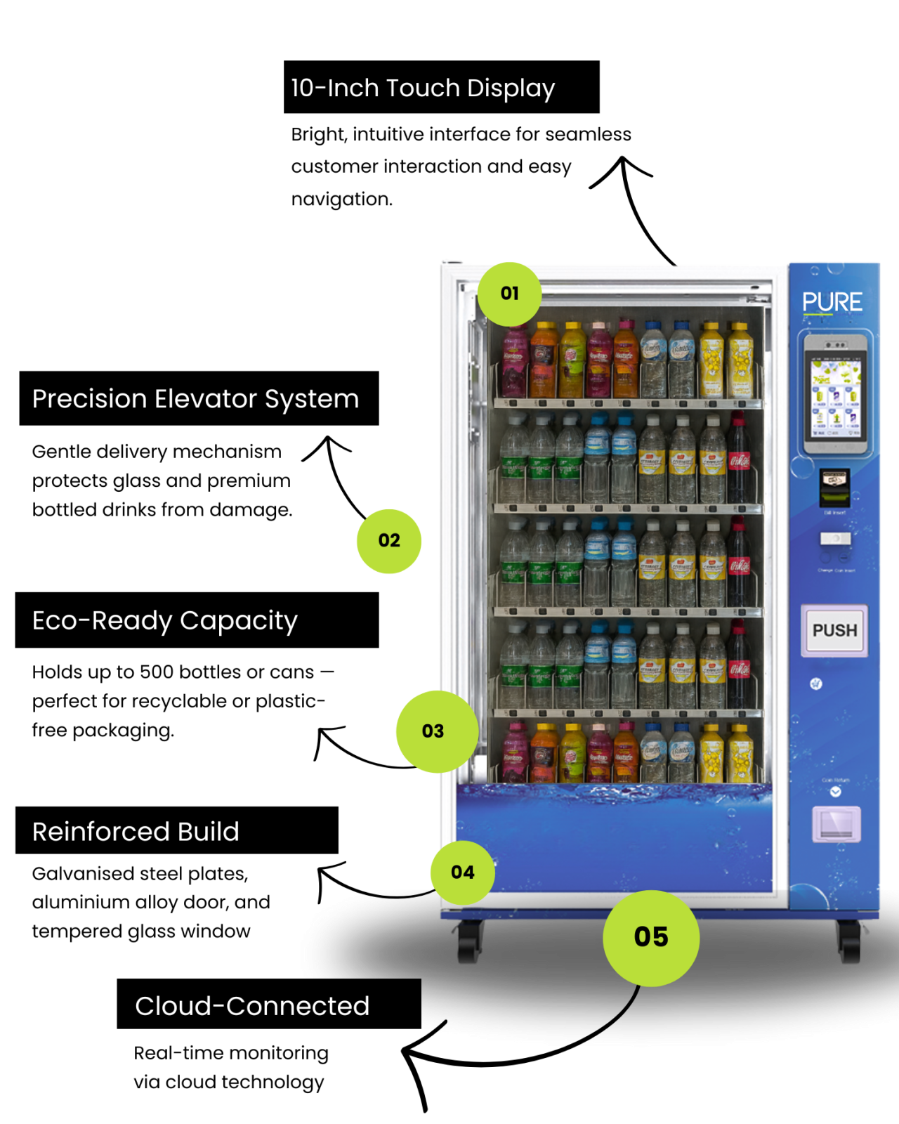 Chill Lift™ Smart Drinks Machine - Pure Foods Systems